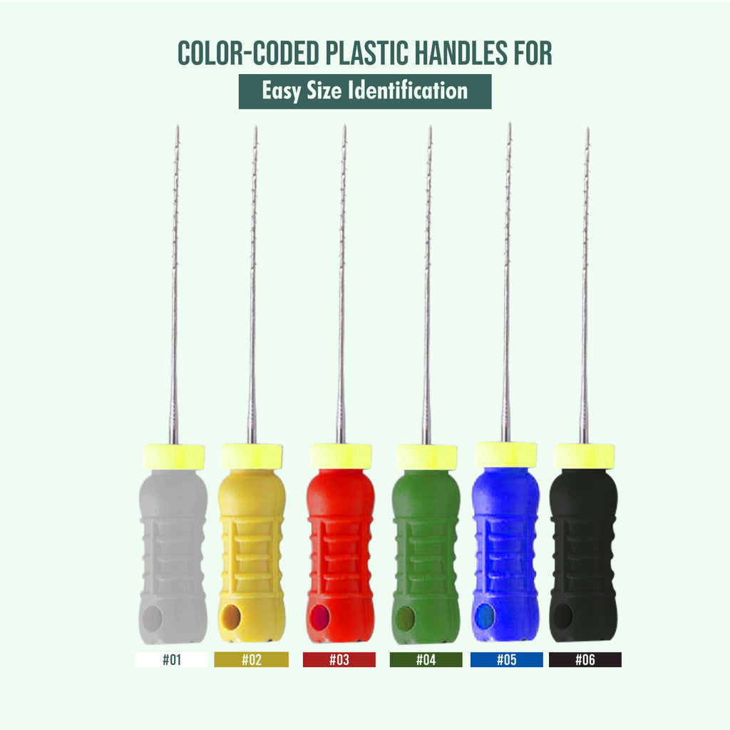 Waldent Barbed Broaches 21mm (Pack of 6) – Waldent.com