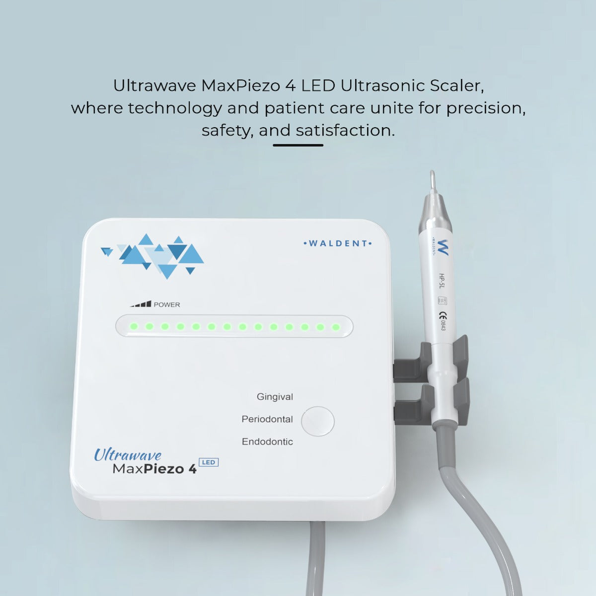 Waldent Ultrawave MaxPiezo 4 LED Ultrasonic Scaler – Waldent.com