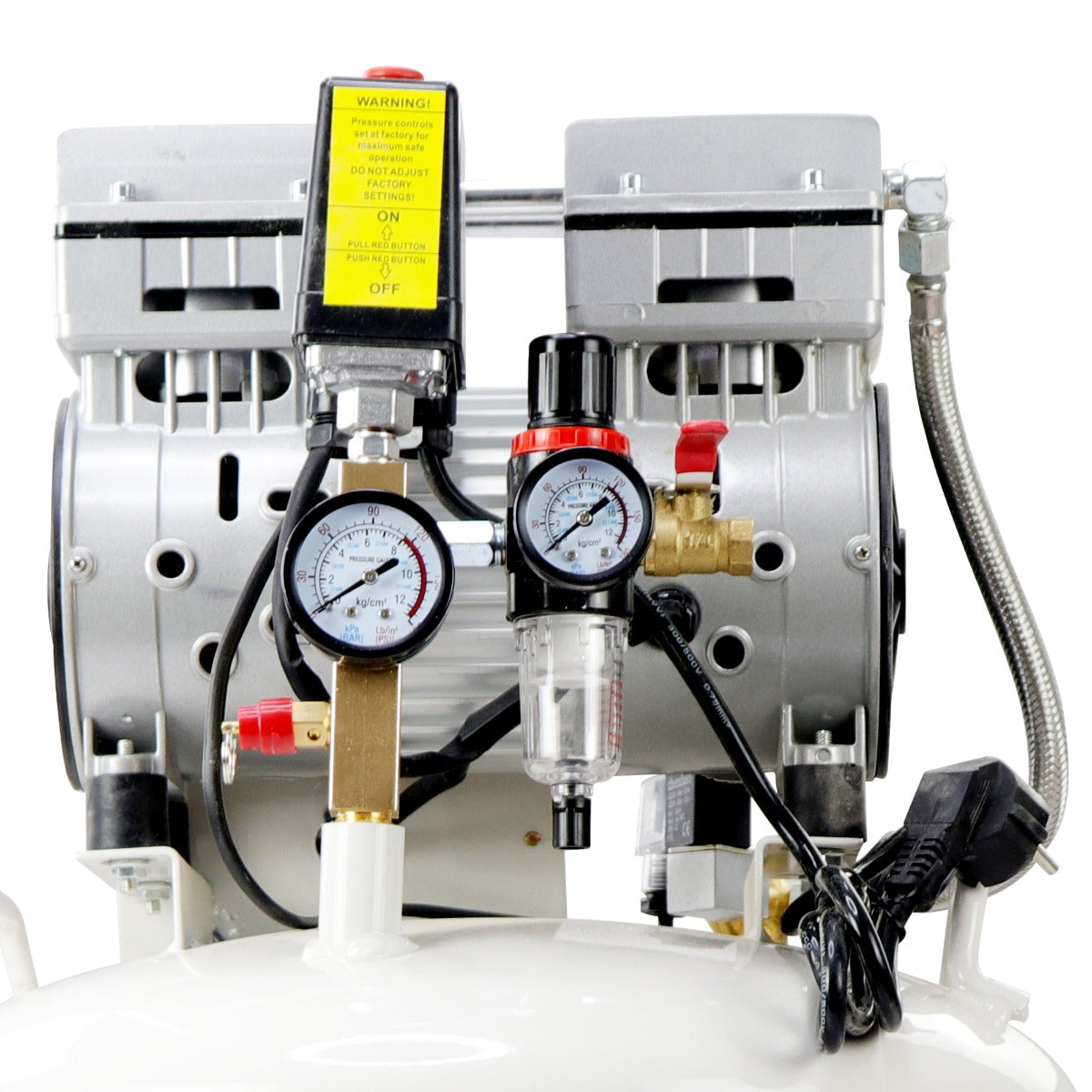 Waldent TurboX Pro Air Compressor 1.1HP- Round Tank (WAC-110-TP-RT ...