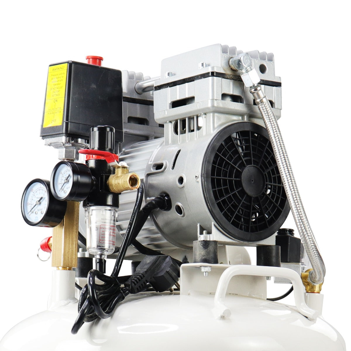 Waldent TurboX Pro Air Compressor 1.1HP- Round Tank (WAC-110-TP-RT ...